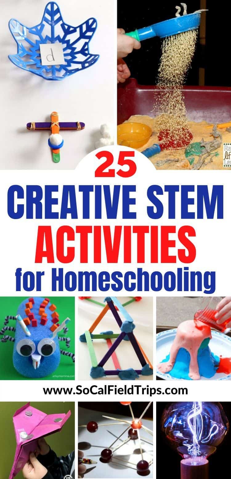 25 Easy STEM Activities For Homeschoolers - SoCal Field Trips
