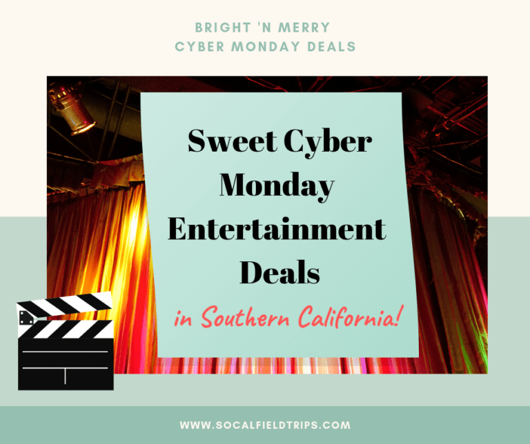 Sweet Cyber Monday Entertainment Deals in Southern California - SoCal ...
